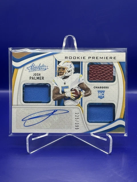 2021-22 PANINI ABSOLUTE Football Josh Palmer recrue relique autographe ...