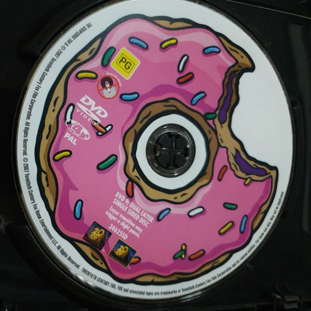 THE SIMPSONS MOVIE DVD R4 Like New! FREE POST $9.95 - PicClick AU