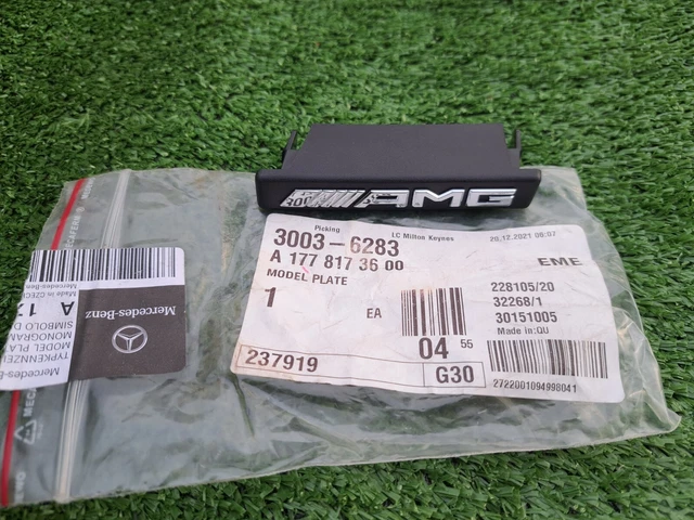 GENUINE MERCEDES-BENZ A A45 A35 W177 AMG Front Grille Badge Emblem ...