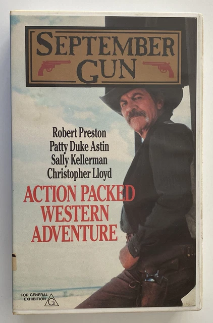 SEPTEMBER GUN [VHS] CIC Taft Video Big Box Ex-Rental Tape 1983 Western ...