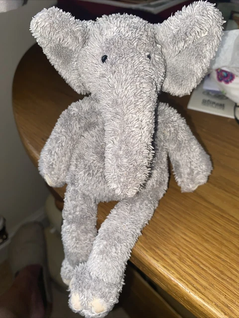 JELLYCAT ELEPHANT SLACKAJACK Grey Retired Plush Soft Toy Comforter Baby ...