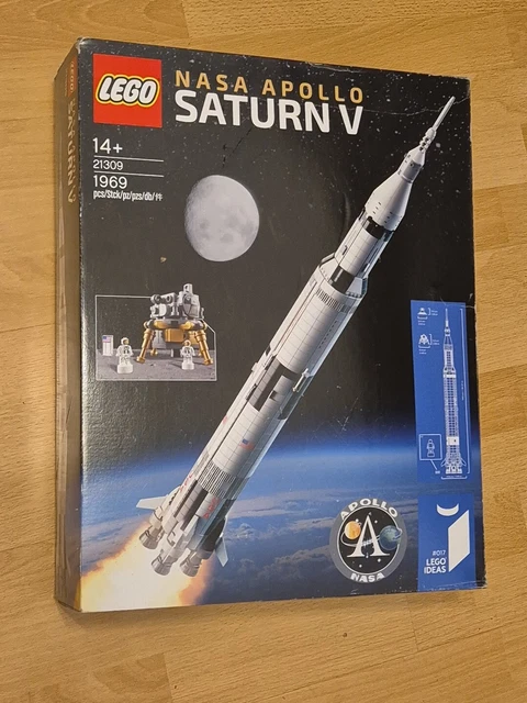 LEGO IDEAS: NASA Apollo Saturn V (21309) BNIB - SEALED BUT BOX DAMAGED ...