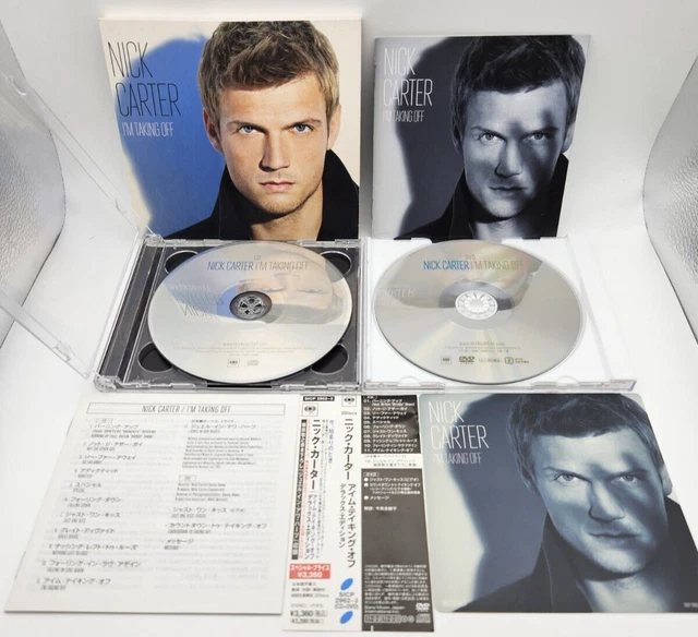 NICK CARTER I'M Taking Off JAPAN Édition Deluxe CD+DVD avec étui OBI ...