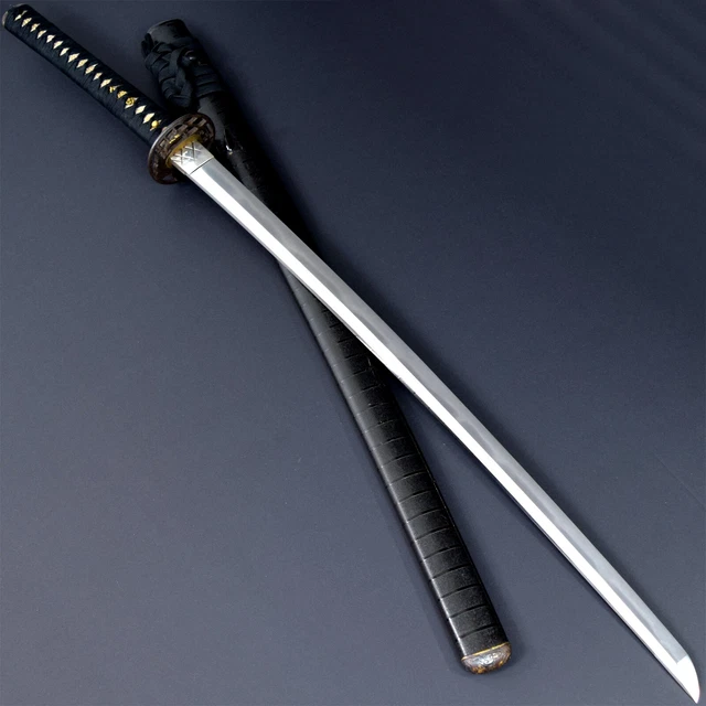 ÉPÉE LONGUE JAPONAISE ANCIENNE NIHONTO KATANA KANEWAKA signée avec ...