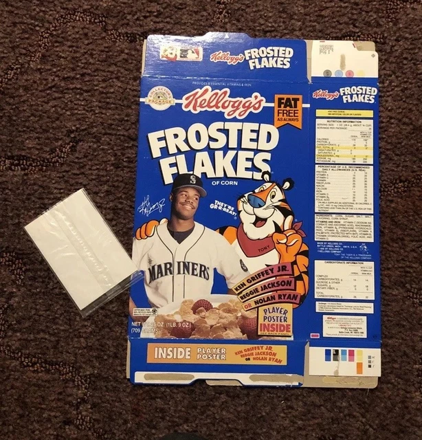 RARE VINTAGE 1994 Kellogg’s Frosted Flakes Empty Cereal Box W/ Unopened ...