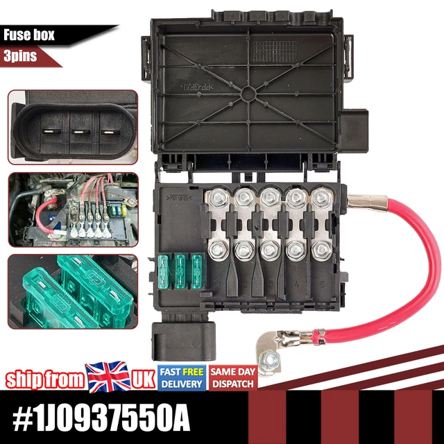 FUSE BOX BATTERY Terminal 1J0937550A Fit for VW Jetta Golf Mk4 Beetle ...