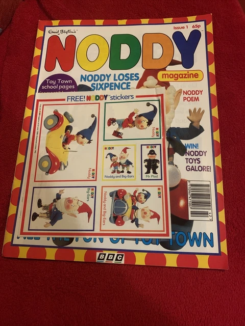 NODDY MAGAZINE NO.1 - With Free Stickers - Vintage Comic 1st Issue ...