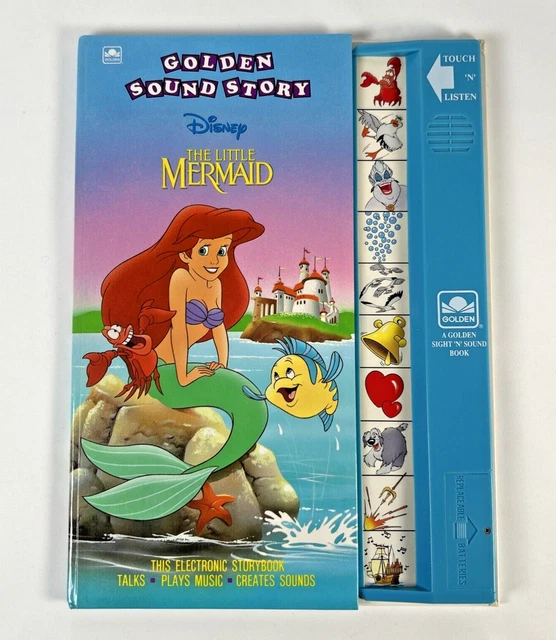 GOLDEN SOUND STORY Disney's The Little Mermaid Sight N' Sound Book ...