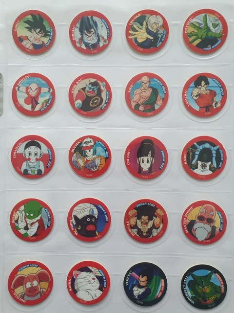 DRAGON BALL Z Tazos - DBZ Series 1 Tazos Complete Set 40/40 $120.00 ...