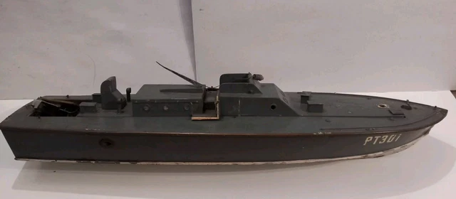 VINTAGE RC MILITARY Model Boat, Engine Type/Radio-controlled Project 40 ...