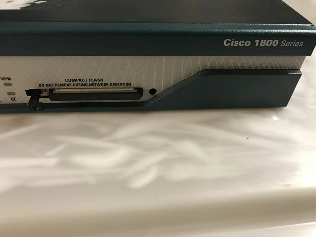 Cisco 1800 Series Integrated Services Router Cisco With Compact Flash 55 00 Picclick Au