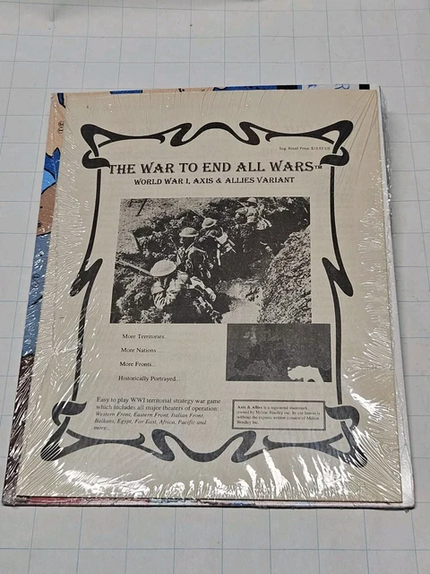 THE WAR TO End All Wars World War I Axis & Allies Variant NEW! Guild of ...
