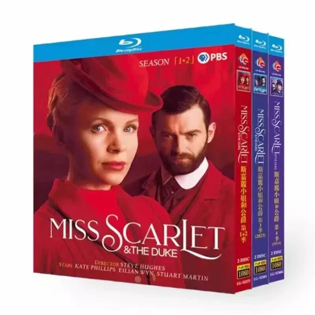 MISS SCARLET AND The Duke Season 1-4 (2024) TV Series Blu-ray BD 6 Discs Box Set EUR 48,46 ...