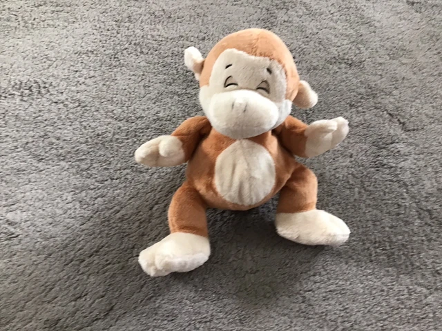 LUV N CARE Nuby Monkey Louisiana U.S.A Laughs & Giggles Soft Toy 10” £ ...