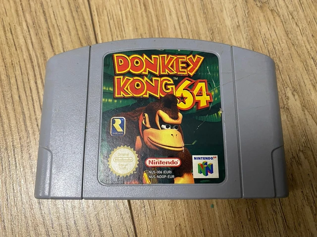 DONKEY KONG 64- N64 - Nintendo 64 - Cart Only Cartridge Game - PAL UK £ ...