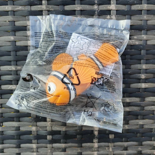 2003 MCDONALDS DISNEY Finding Nemo - Marlin Fish - Action Figure Happy ...