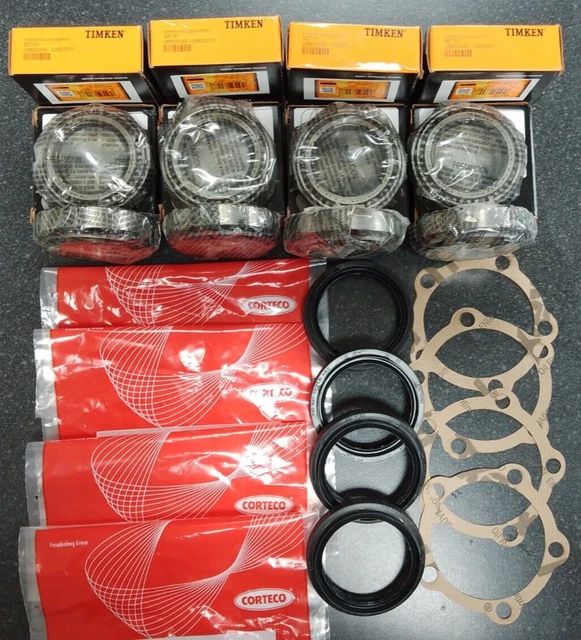 LAND ROVER DEFENDER 90, 110, 130, Wheel Bearing Kits X4, FRONT & REAR ...