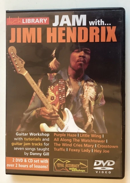 LICK LIBRARY JAM With Jimi Hendrix DVD/CD Set £12.00 - PicClick UK