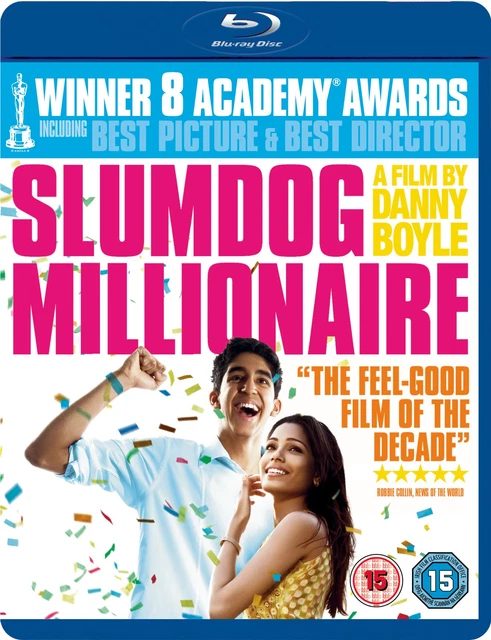 SLUMDOG MILLIONAIRE (BLU-RAY) Dev Patel Freida Pinto Saurabh Shukla ...