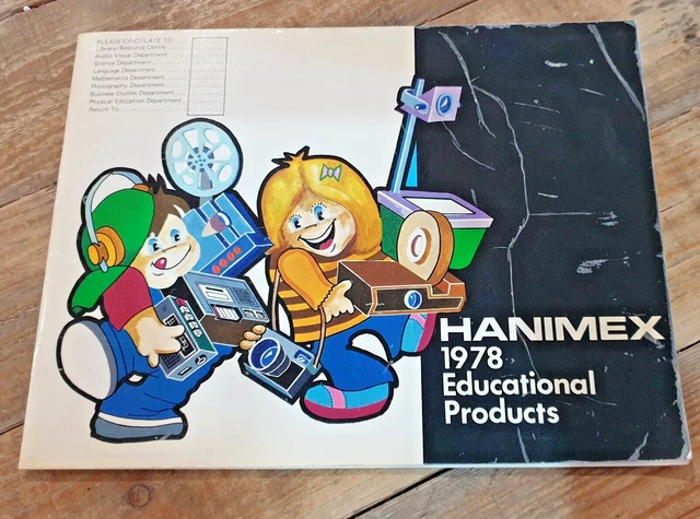RARE HANIMEX 1978 Educational Products Catalogue - Cameras, Projectors ...