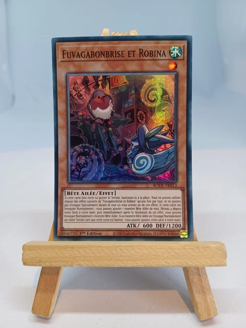 CARTE YU-GI-OH , Fuvagabonbrise Et Robina , BODE-FR013 , Konami EUR 9 ...
