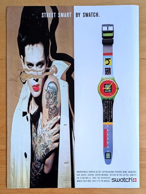 SWATCH STREET SMART Watch Vintage Uk Magazine Advert £10.00 - PicClick UK