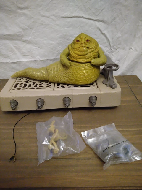 VINTAGE STAR WARS Jabba The Hutt Playset 1983 Kenner complete £115.00 ...