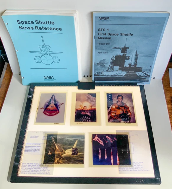 RARE NASA STS-1 First Space Shuttle Mission Press Kit 1981. Incl Press ...