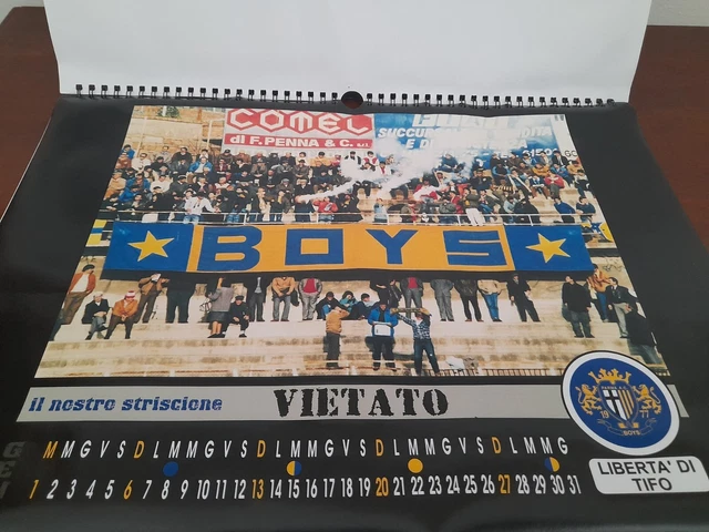 CALENDARIO VINTAGE ULTRAS Boys Parma 2008. Originale Dell'epoca EUR 25 ...