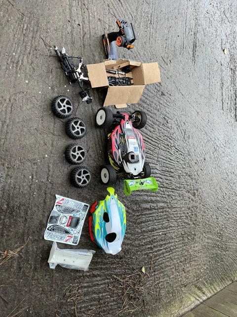 RC NITRO 1/8 hyper7 hobao buggy And Spares £175.00 - PicClick UK