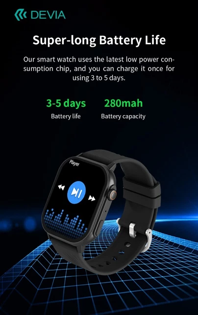 DEVIA SMART WATCH AMOLED Pro2 IP67 modello ZL94 Nero EUR 60,99 ...