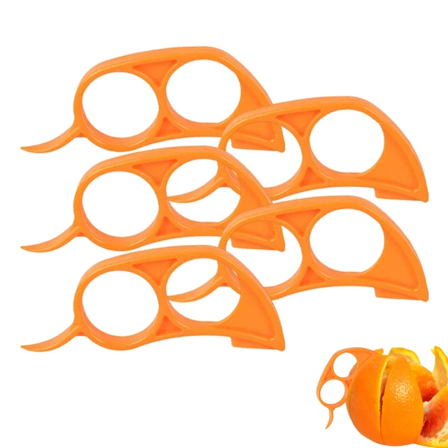 ORANGE PEELER TOOL 5X Citrus Peel Cutters Kitchen Gadgets for Fruits £6 ...