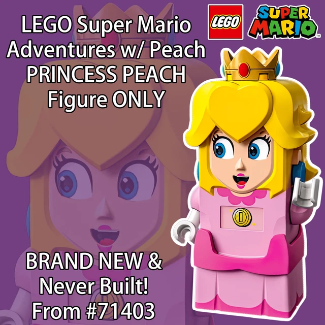 PRINCESS PEACH FIGURE (LEGO Super Mario) From Adventures Starter #71403 ...