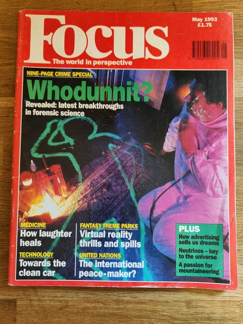 MAGAZINE - FOCUS The World In Perspective May 1993 Forensic Science ...