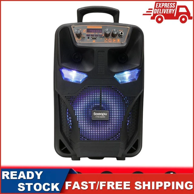 BLUETOOTH-COMPATIBLE SPEAKER LOUD Boom Box Subwoofer Stereo Sound ...