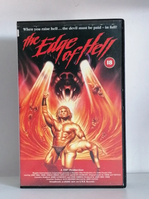 THE EDGE OF Hell - VHS Video Tape - RARE HORROR - Tested - Big Big Ex ...