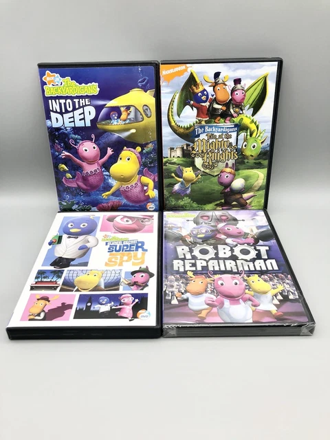 THE BACKYARDIGANS NICKELODEON Nick Jr DVD Bundle Lot Of 4 Knights ...