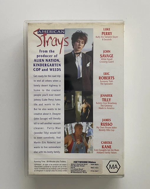 AMERICAN STRAYS [VHS] Home Cinema Group Big Box Ex-Rental Video Tape ...