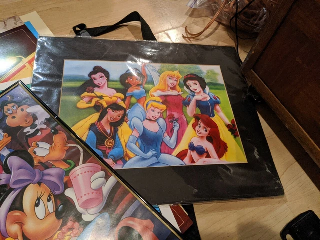 DISNEY PRINCESSES POSTER and Mickey and Minnie and gang poster £19.76 ...