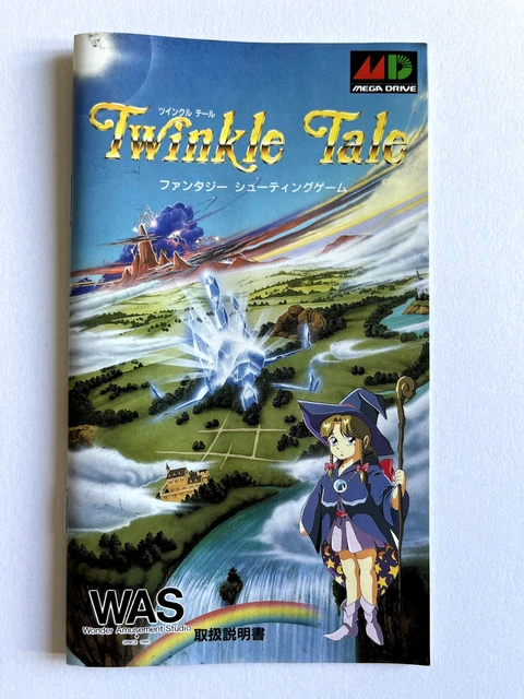 ORIGINAL TWINKLE TALE MANUAL MANUEL NOTICE MD SEGA MEGADRIVE Japan EUR ...