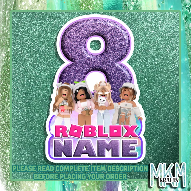Personalised Roblox Cake Topper FOR SALE! - PicClick UK