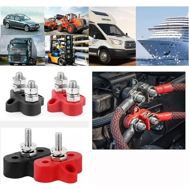 M6 M8 BATTERY Power Stud Junction Junction Terminals Car Truck RV Boat ...