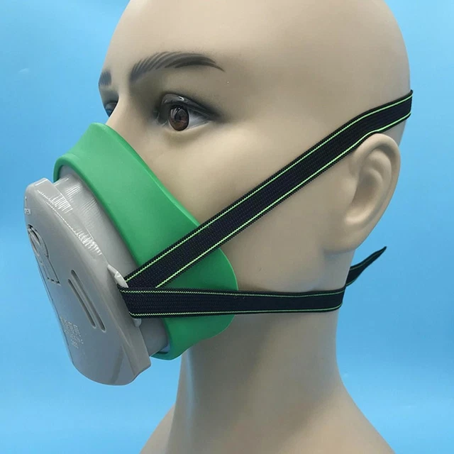 WORK SAFETY HALF Face Dust Mask Cotton Dust-proof Respirator Face Guard ...