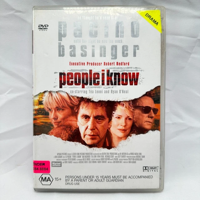 PEOPLE I KNOW DVD Al Pacino O'Neal 2002 Drama Free Tracked Shipping ...