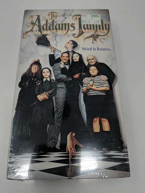 THE ADDAMS FAMILY Movie (VHS Video Tape) - New, Sealed - Paramount 1992 ...
