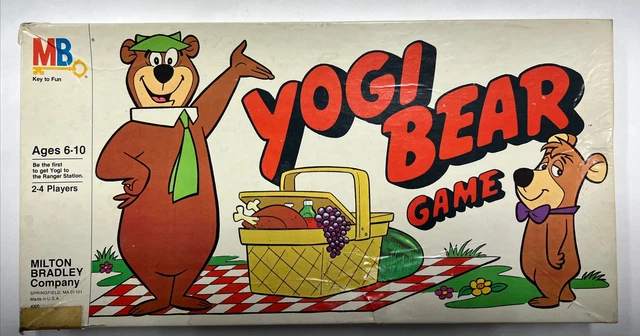 VINTAGE YOGI BEAR Board Game 1980 Hanna-Barbera Milton-Bradley Complete ...