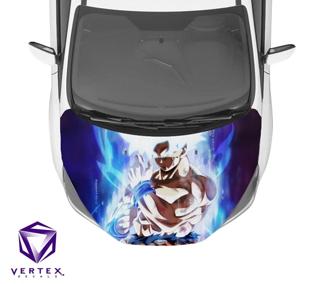 GOKU INSTINCT ULTRA Dragon Ball Z Anime Hood Wrap Weatherproof Vinyl ...