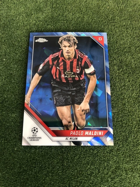 PAOLO MALDINI TOPPS Chrome Sapphire 2021/22 Football Card AC Milan £12. ...