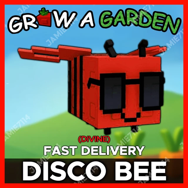 DISCO BEE (DIVINE) 🌱 Roblox Grow a Garden Pet🌱 CHEAPEST - Fast Delivery ...