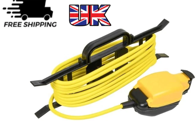SLX OUTDOOR EXTENSION Lead 5m Heavy Duty Extension Cable Single Socket ...
